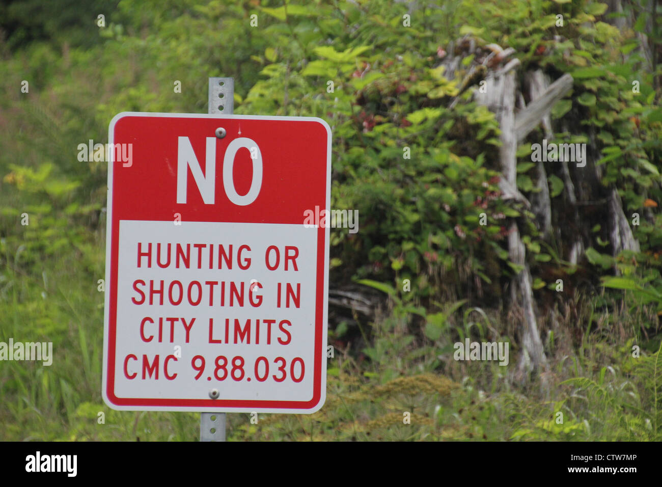 Funny No Hunting Signs