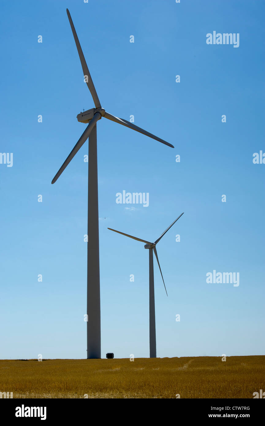 Farm crops wind turbines hi-res stock photography and images - Alamy