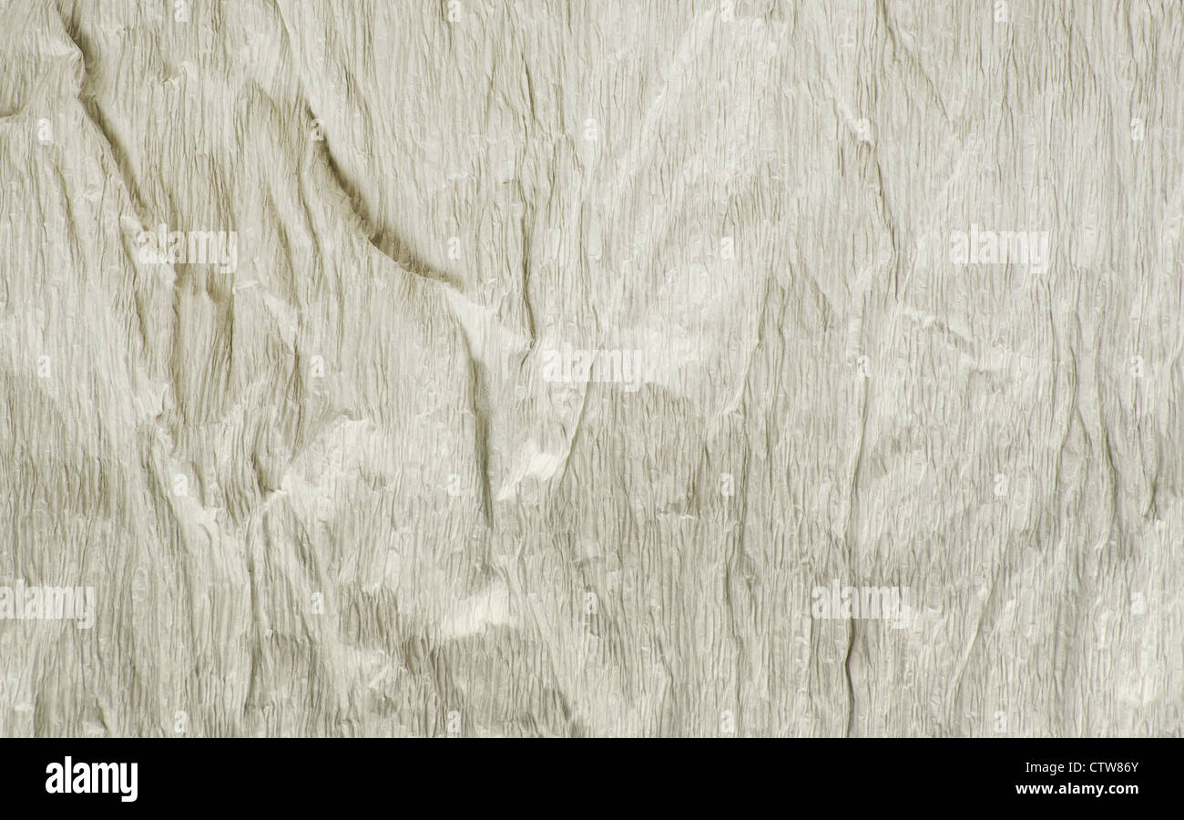 Crumpled light gray paper Stock Photo - Alamy