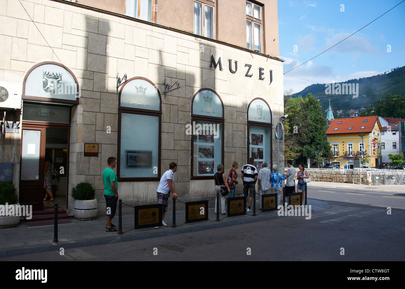 the Latin bridge, Sarajevo, where Serb nationalist Gavrilo Princip ...