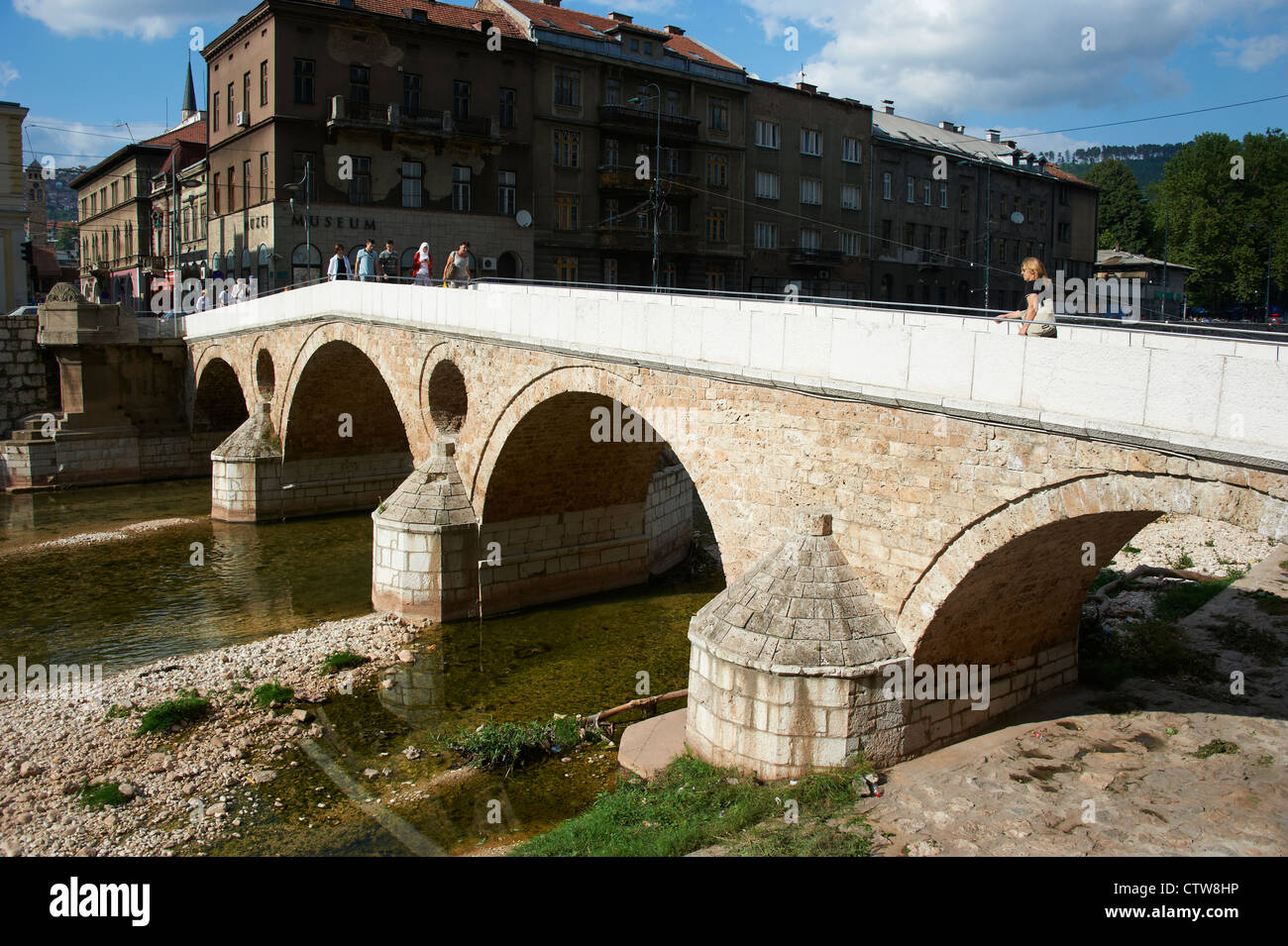the Latin bridge, Sarajevo, where Serb nationalist Gavrilo Princip ...