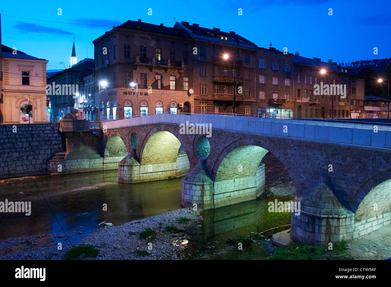 the Latin bridge, Sarajevo, where Serb nationalist Gavrilo Princip ...
