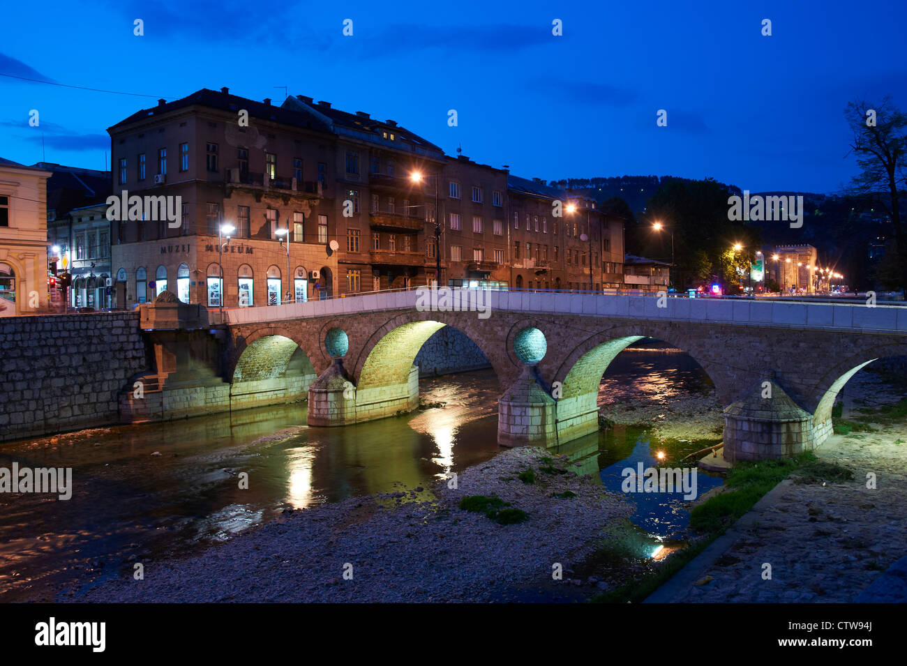 the Latin bridge, Sarajevo, where Serb nationalist Gavrilo Princip ...