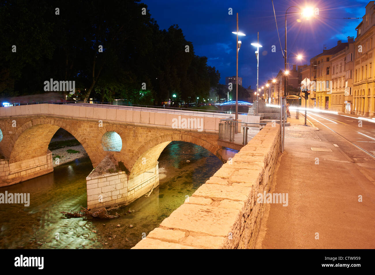 the Latin bridge, Sarajevo, where Serb nationalist Gavrilo Princip ...