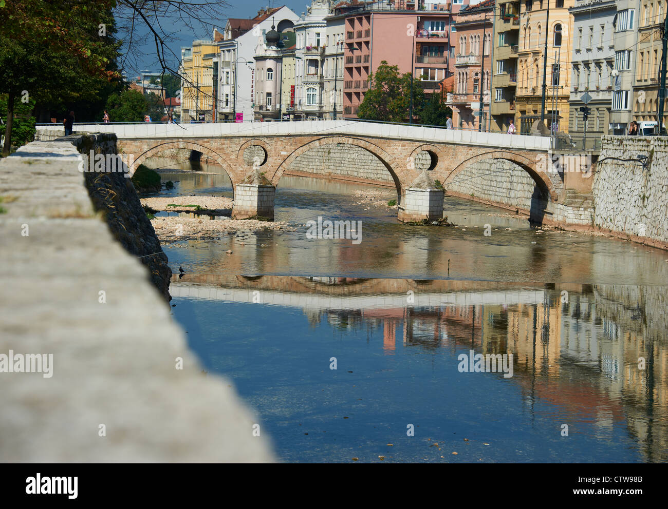 the Latin bridge, Sarajevo, where Serb nationalist Gavrilo Princip ...