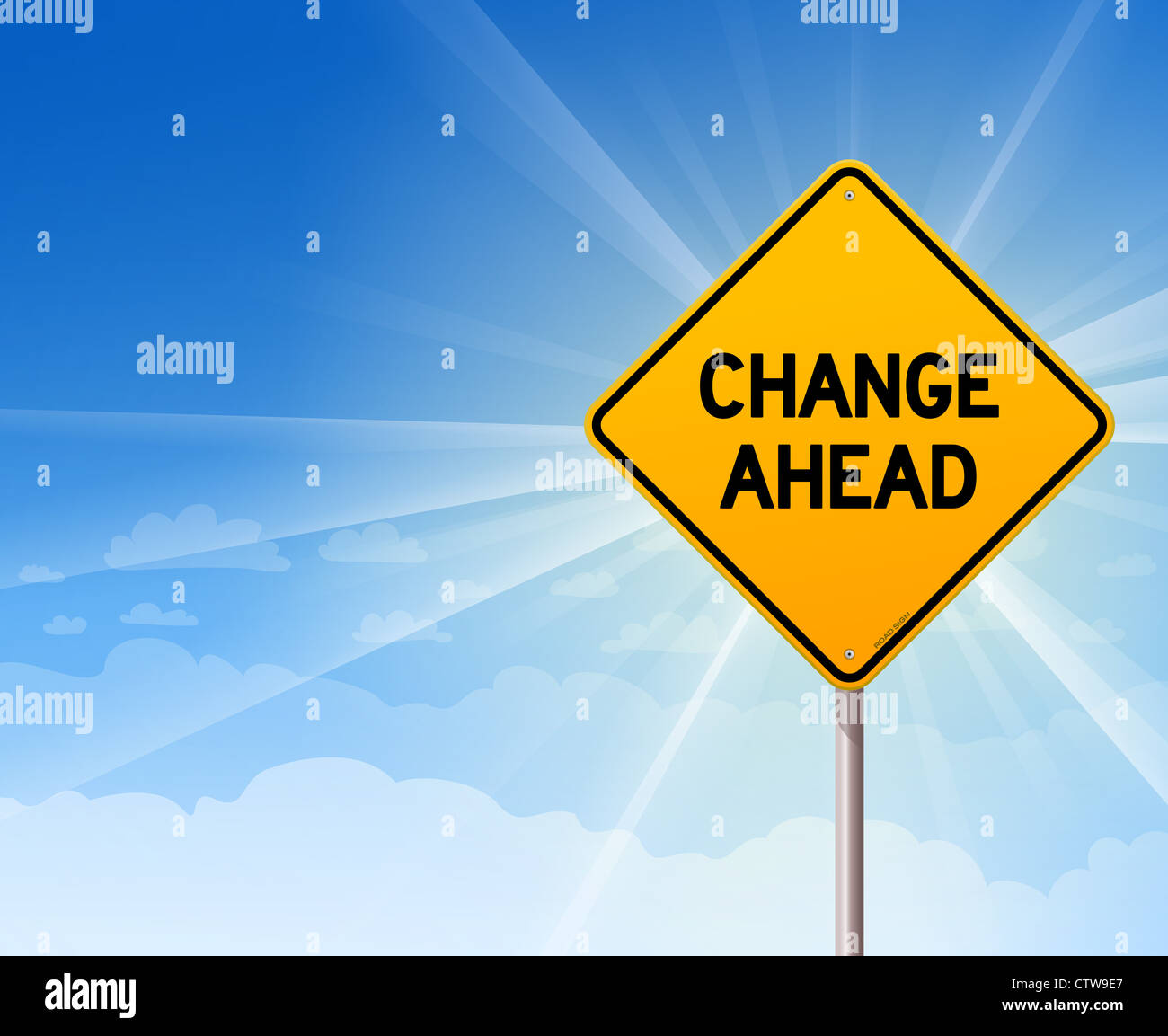 Illustrated sign hi-res stock photography and images - Alamy