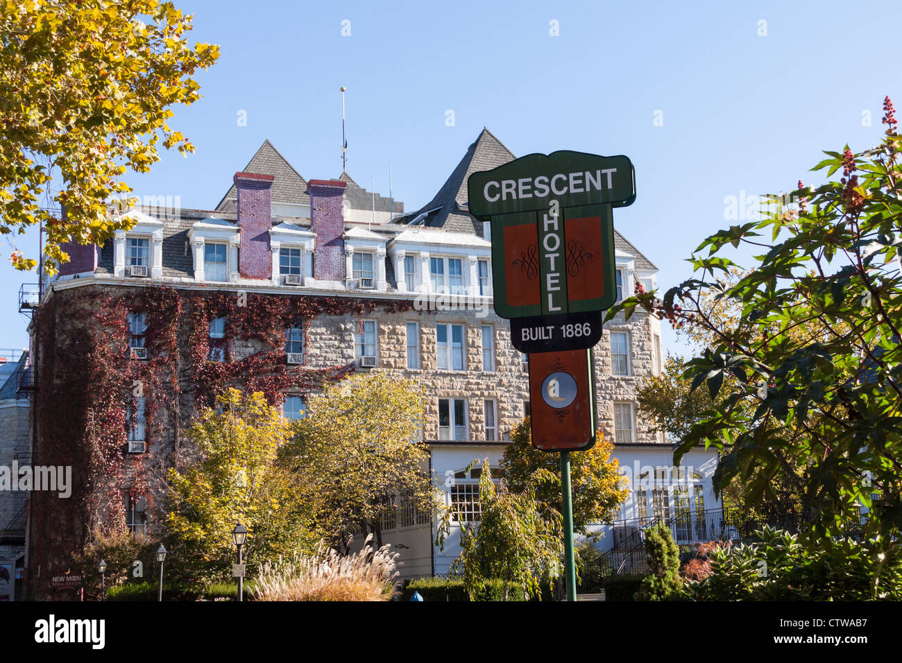 Famous Crescent Hotel in Eureka Springs, Arkansas, the ultimate in ...