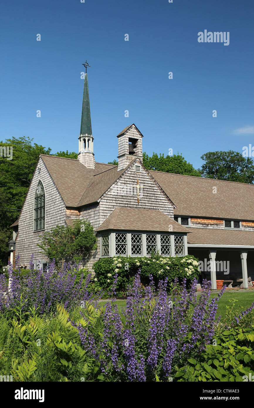 St. Mary's Episcopal Church, Barnstable Village, Cape Cod Stock Photo ...