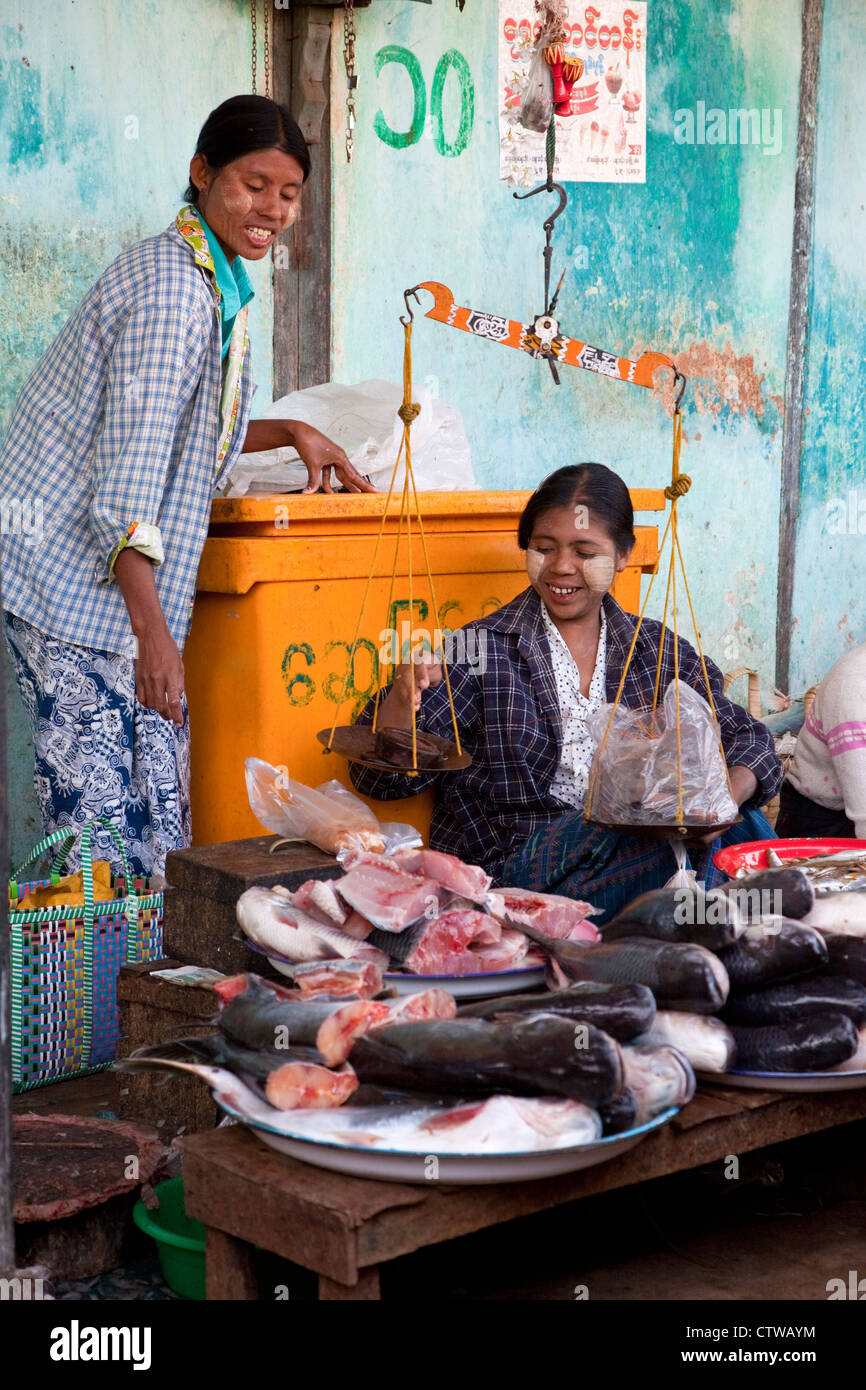 Weighing fish hi-res stock photography and images - Alamy