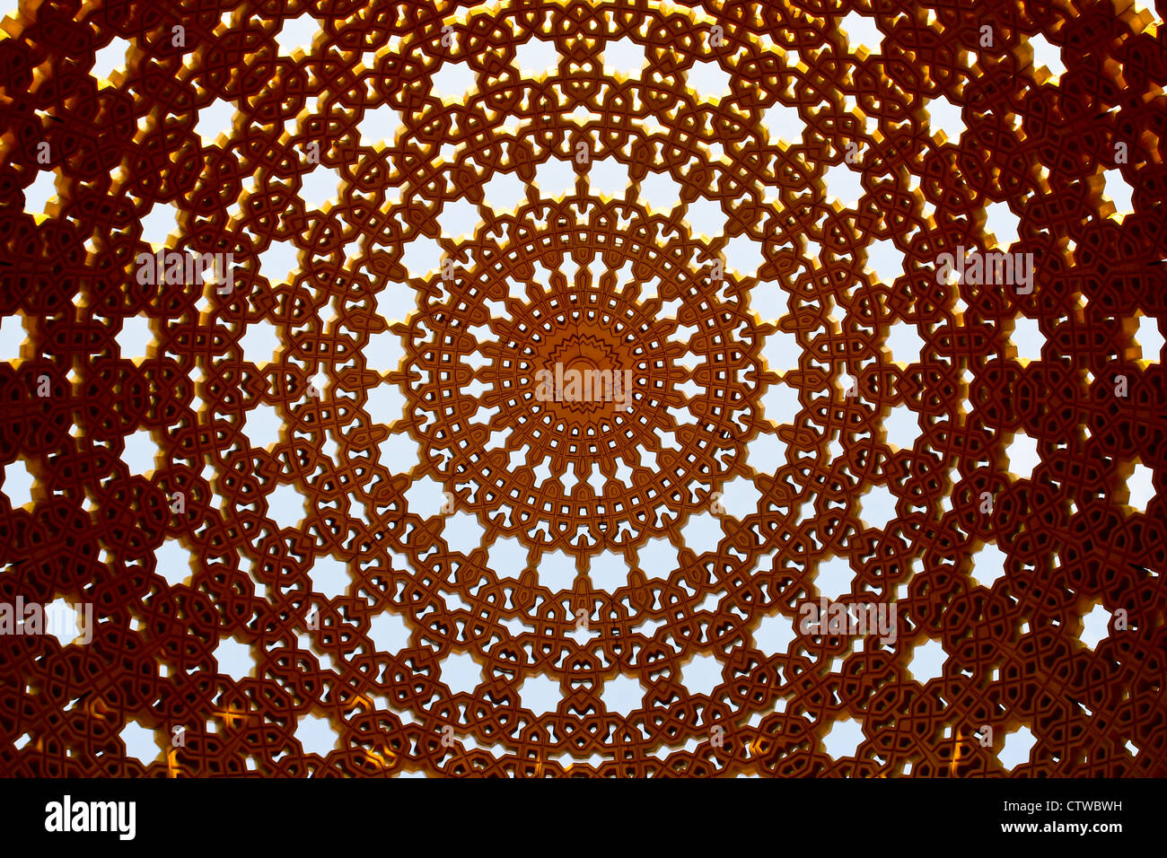 Islamic Patterned Roof Stock Photo - Alamy