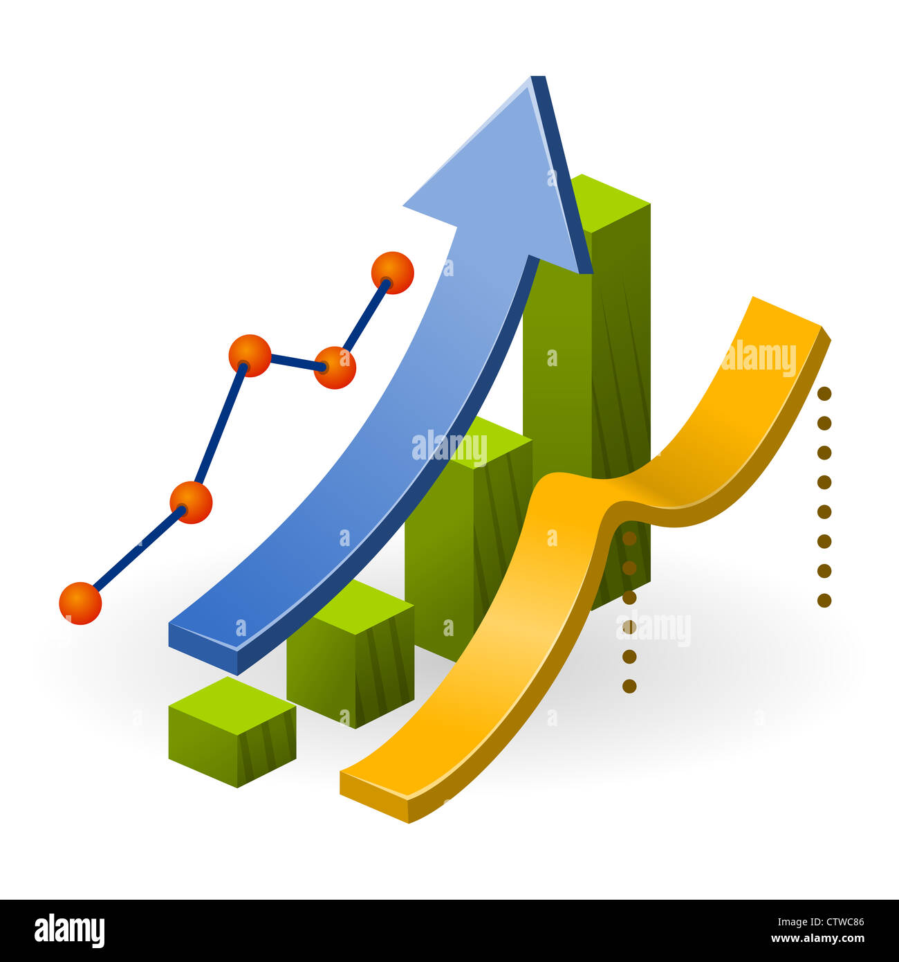 Business Performance Chart Stock Photo - Alamy