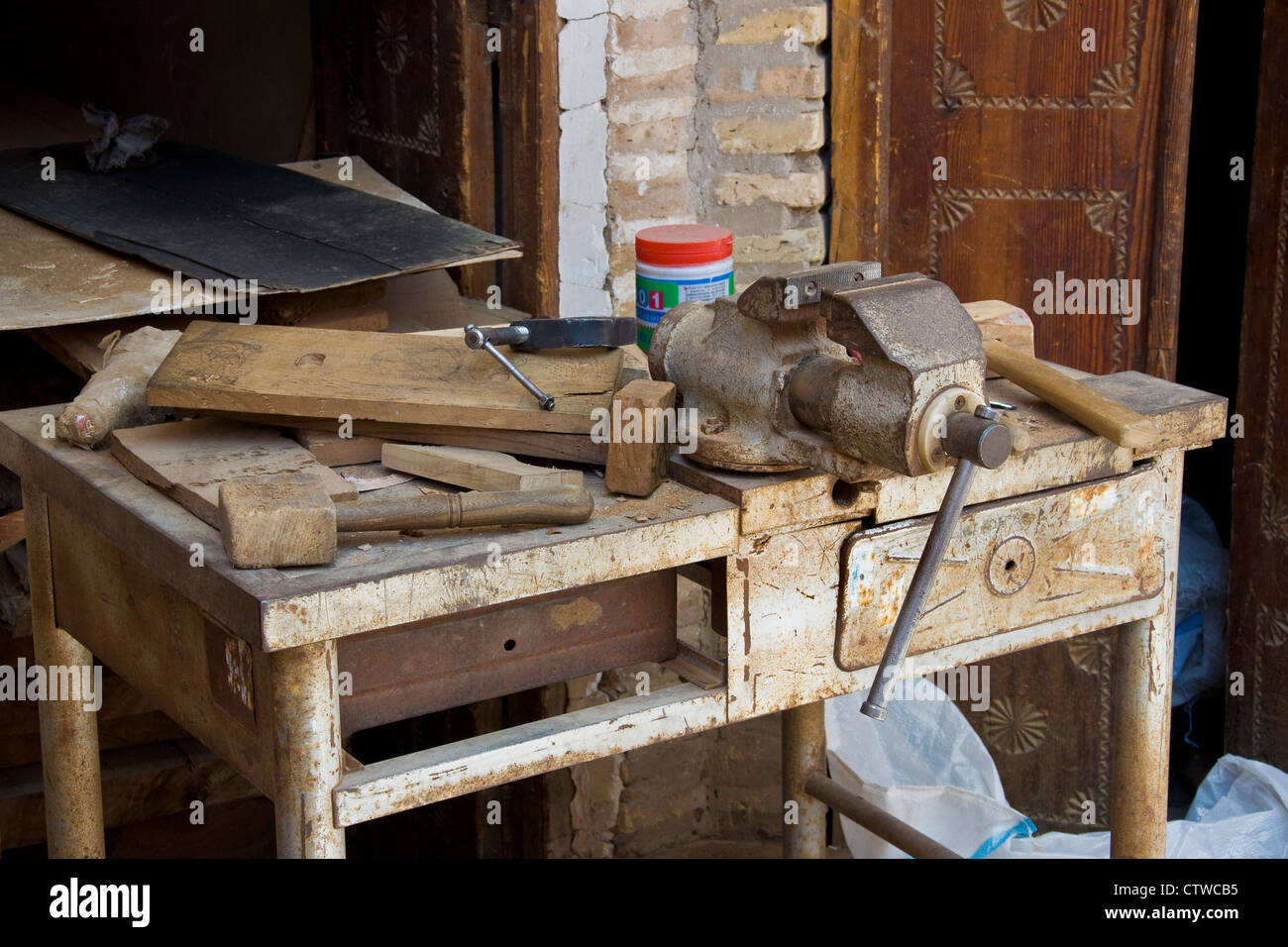 Uzbekistan, Khiva,working tools Stock Photo - Alamy