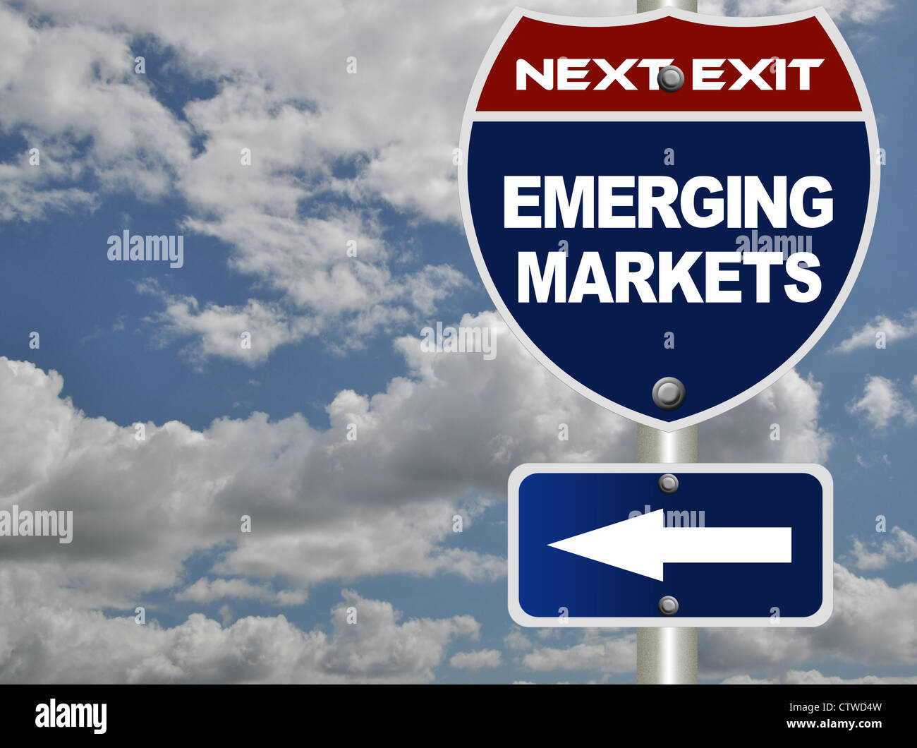 Emerging markets road sign Stock Photo - Alamy Emerging markets road sign Stock Photo - Alamy