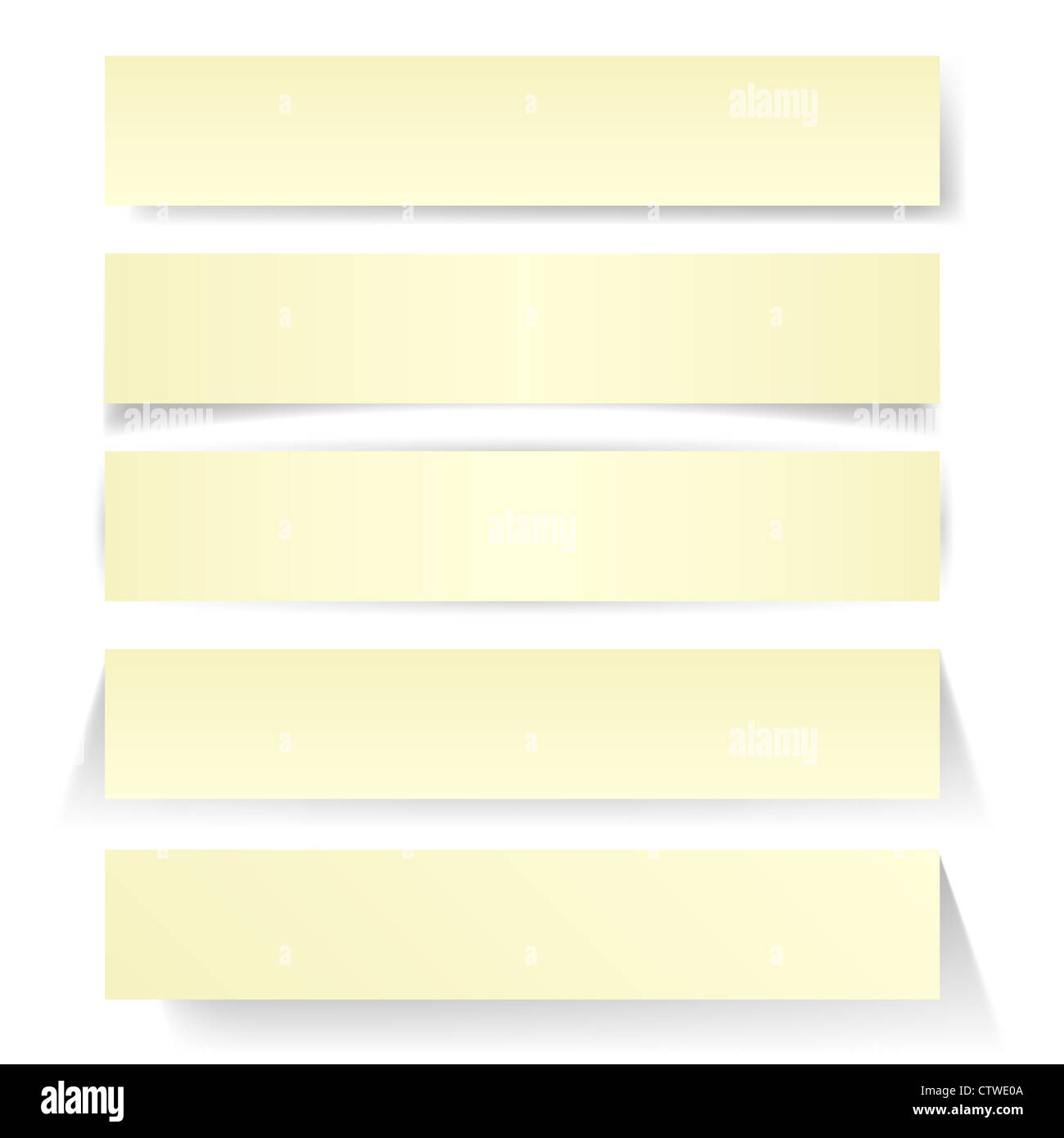 Paper text bubbles clip-art. Illustration for design on white ...