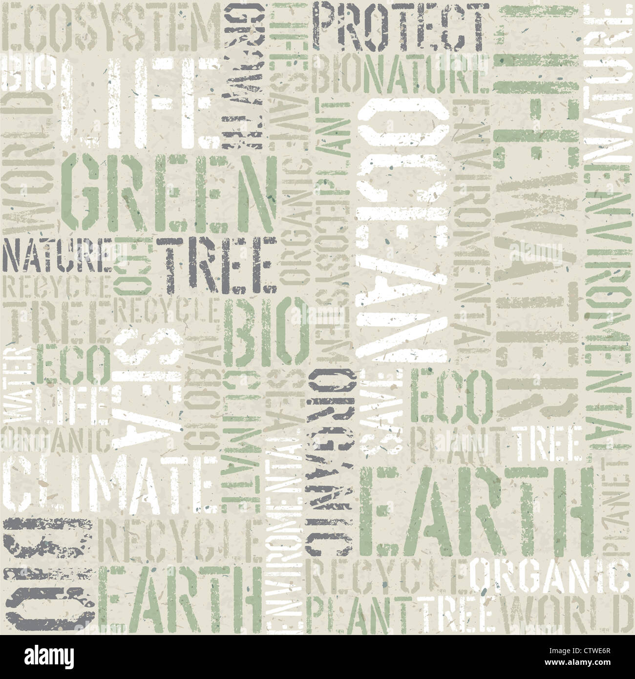Ecology themed seamless pattern hi-res stock photography and images - Alamy