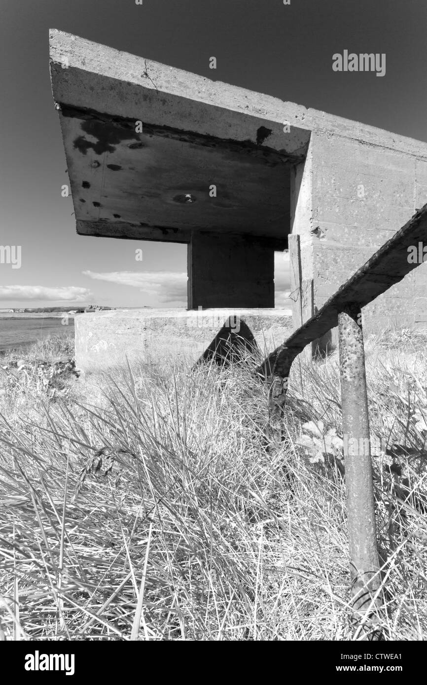 WW2 gun emplacement, Orkney isles Stock Photo - Alamy