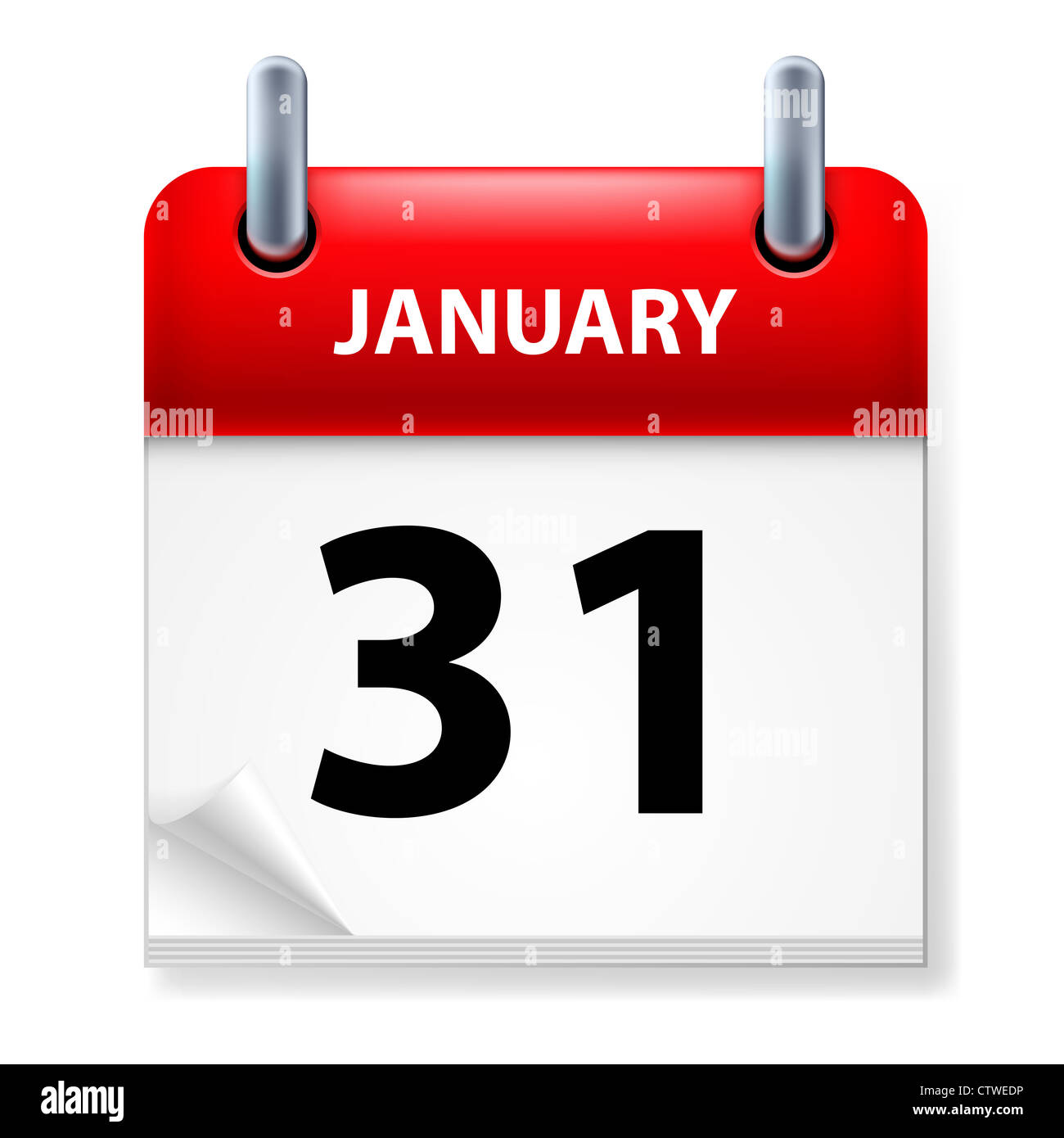 Thirty first day Cut Out Stock Images & Pictures - Alamy