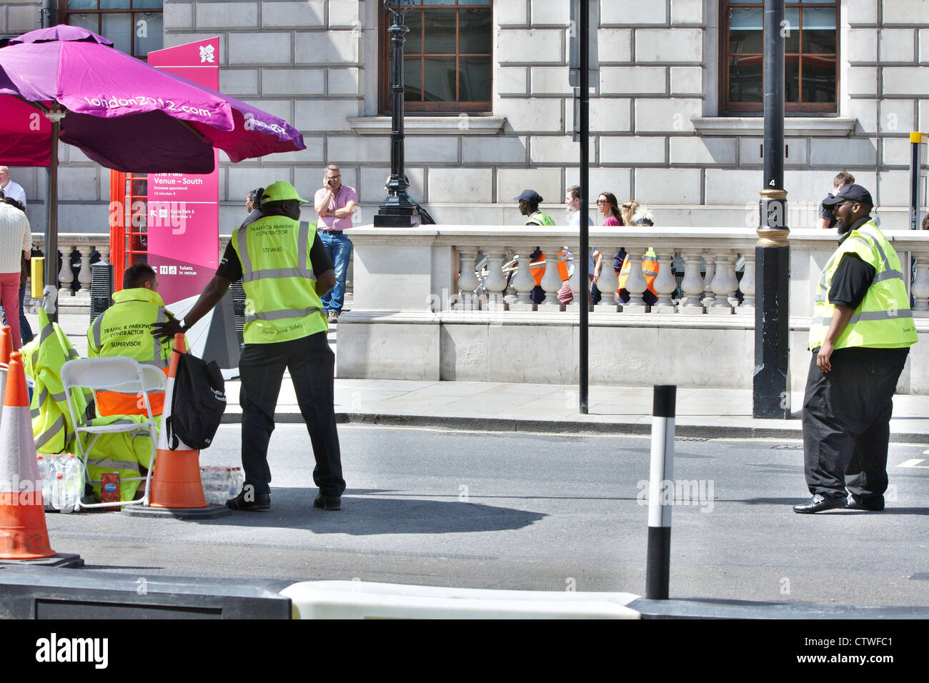 Olympic security vehicle checkpoint hi-res stock photography and images ...