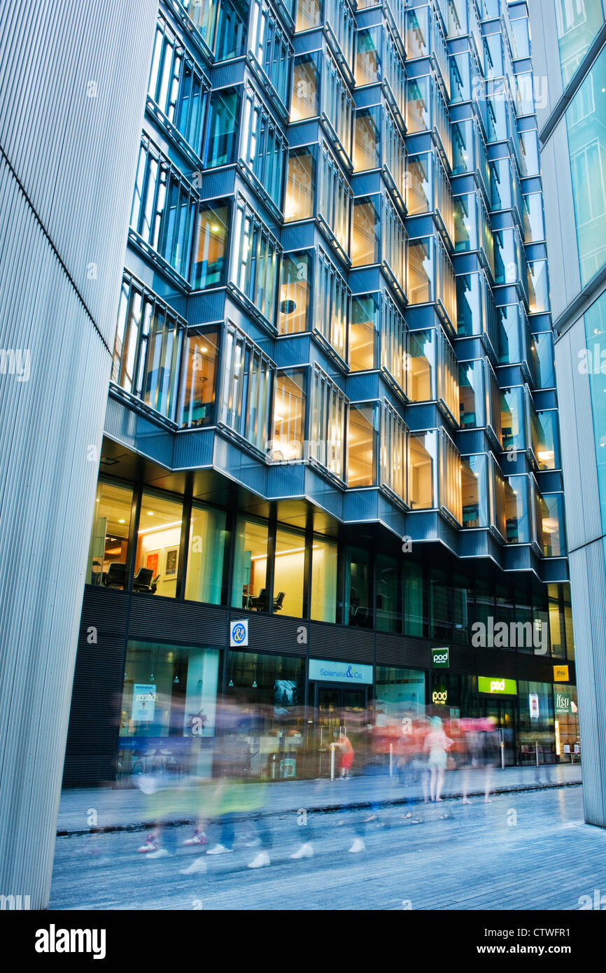 A view of More London Business Estate a Norman Foster and Partners ...