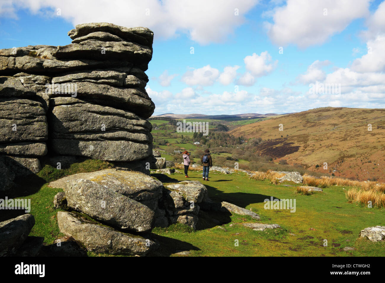 Combestone Tor, Dartmoor Stock Photo - Alamy