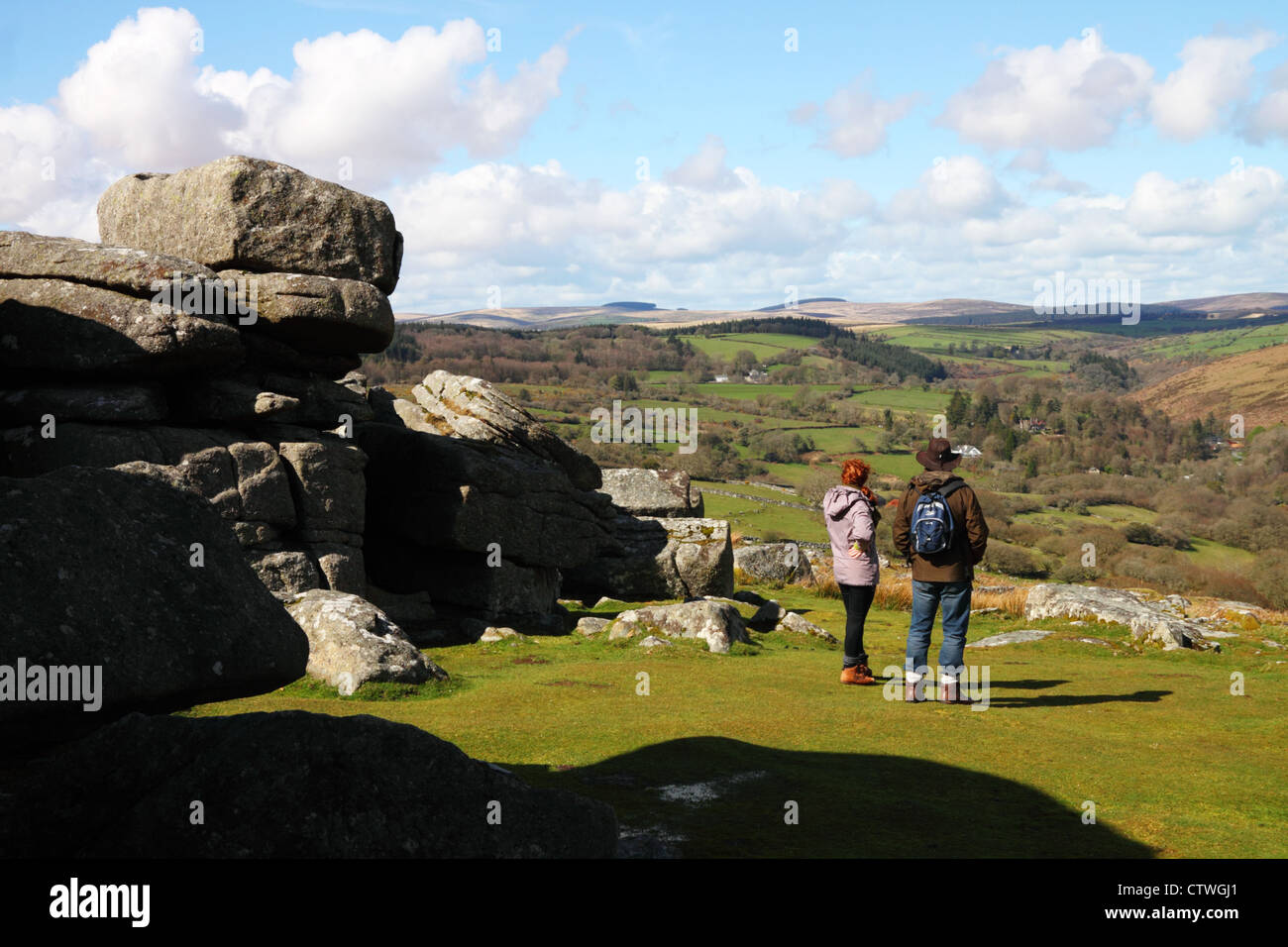 Combestone Tor, Dartmoor Stock Photo - Alamy
