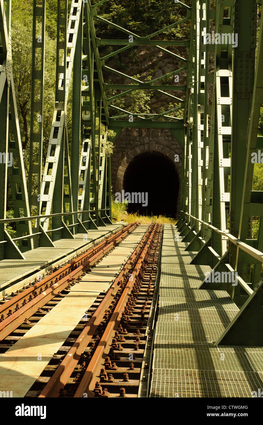 Old rail and tunnel train hi-res stock photography and images - Alamy