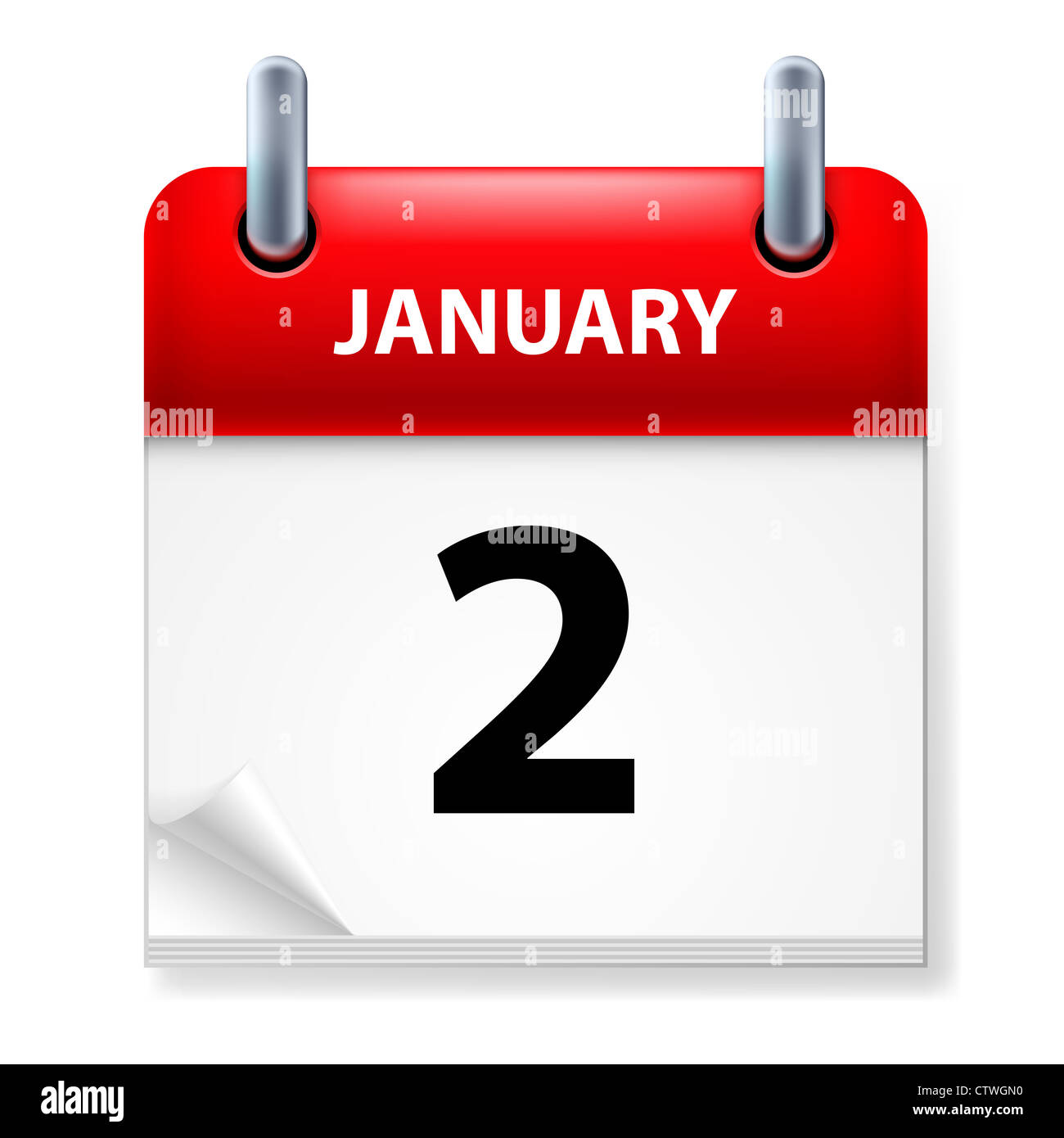 Second january Cut Out Stock Images & Pictures - Alamy