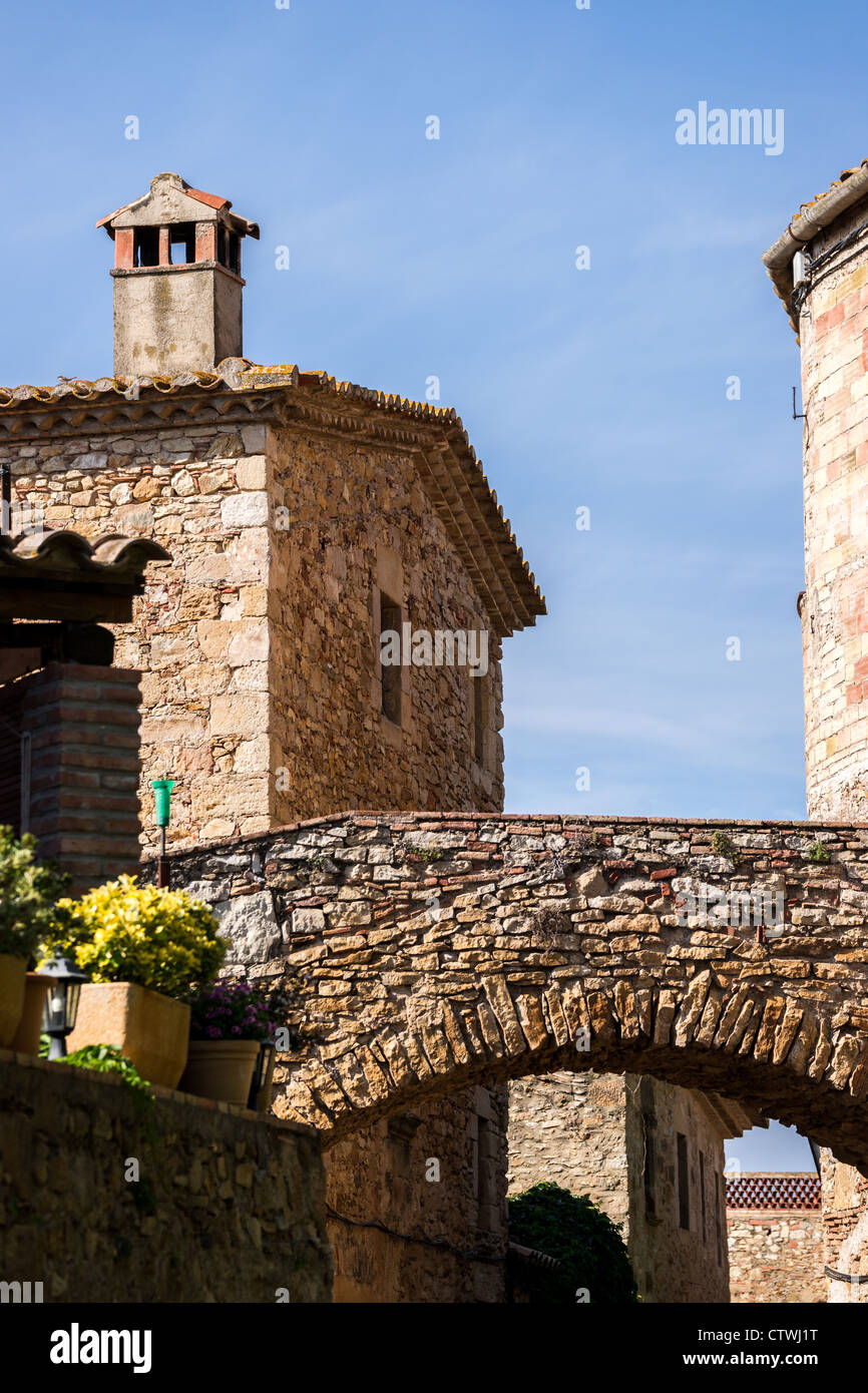 Peratallada, a small medieval town in Catalonia, Spain, declared a ...