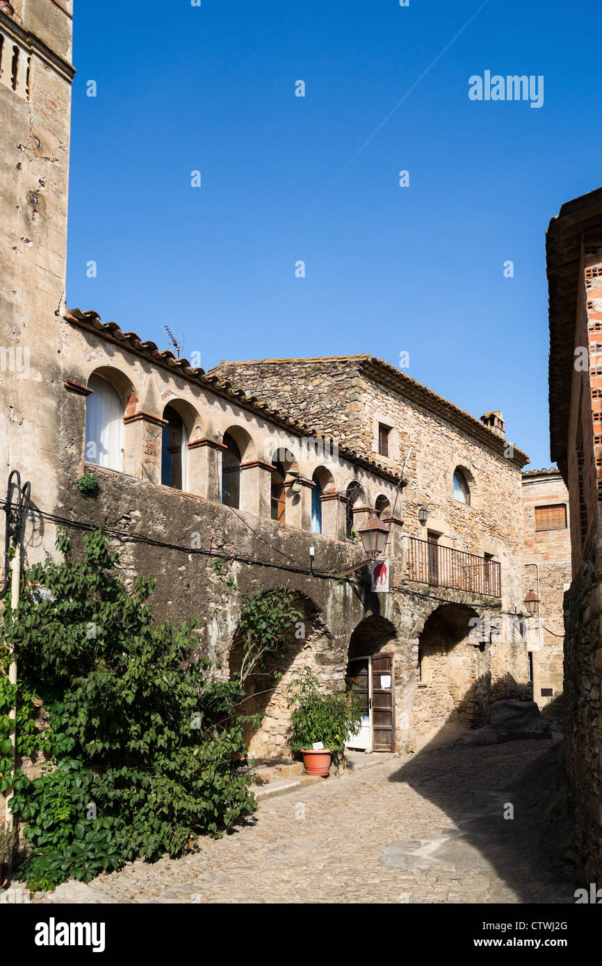 Peratallada, a small medieval town in Catalonia, Spain, declared a ...