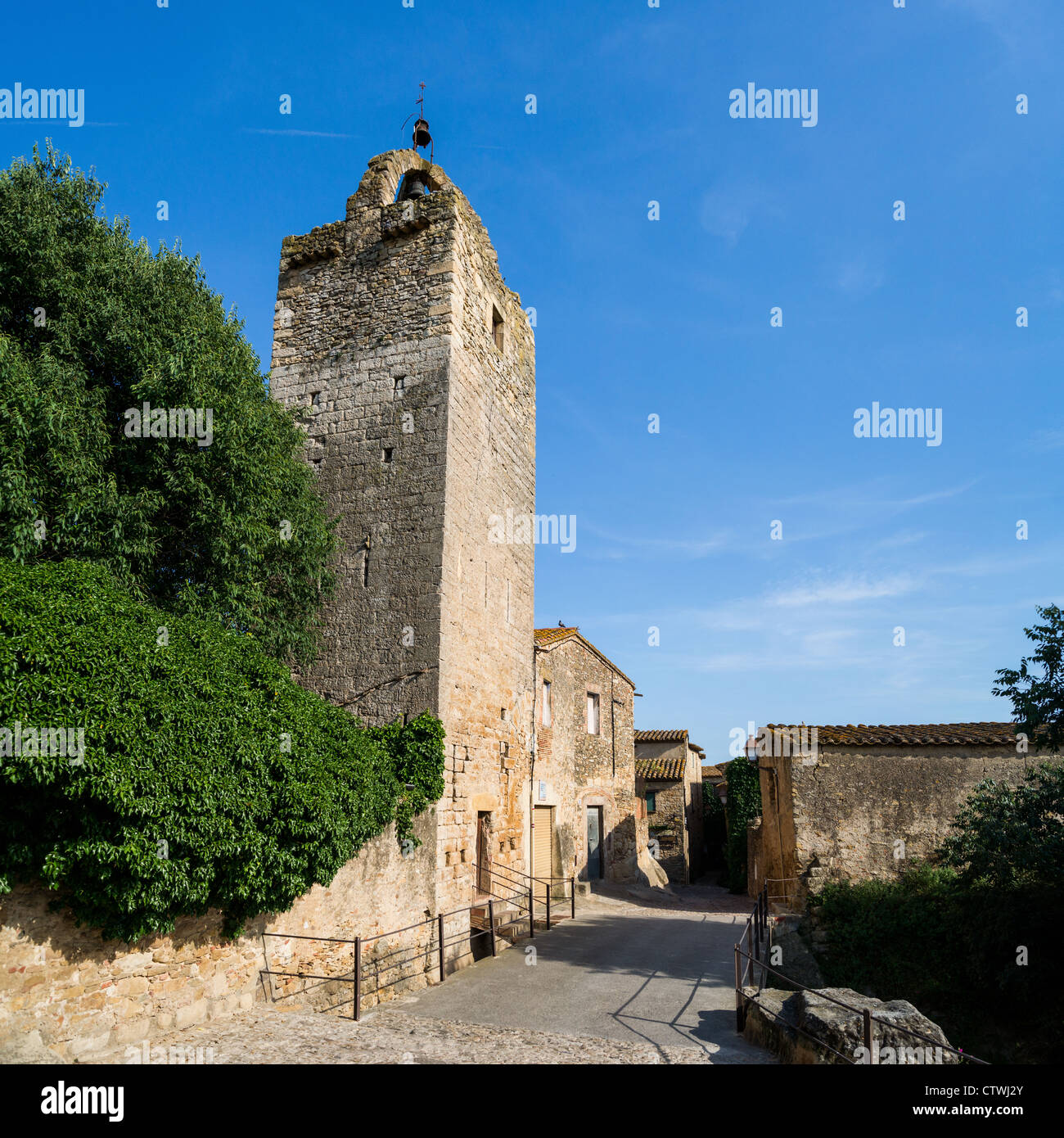 Peratallada, a small medieval town in Catalonia, Spain, declared a ...