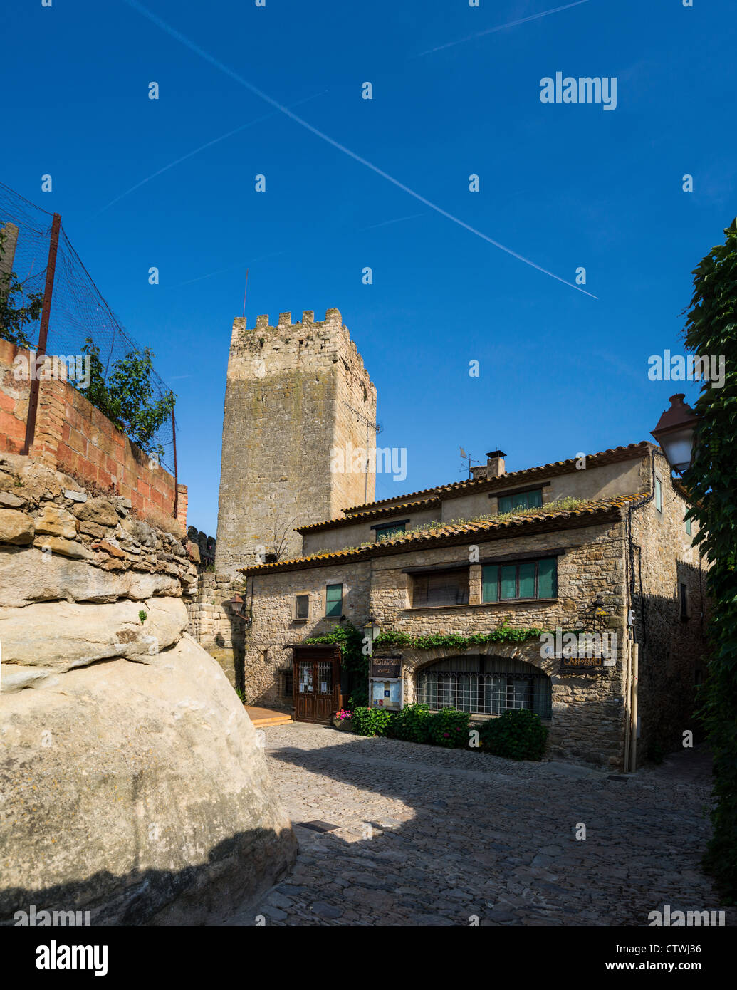 Peratallada, a small medieval town in Catalonia, Spain, declared a ...