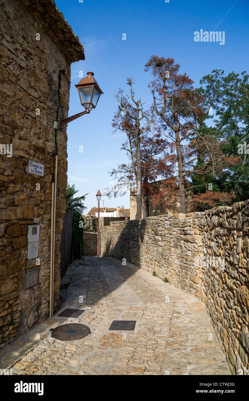 Peratallada, a small medieval town in Catalonia, Spain, declared a ...