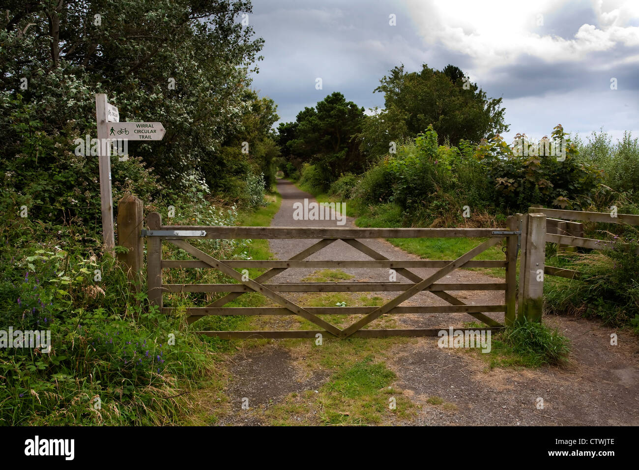 The Wirral Way and Wirral Circular Trail Stock Photo - Alamy