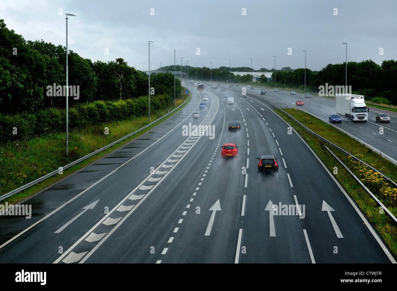 Car driving in distance High Resolution Stock Photography and Images ...