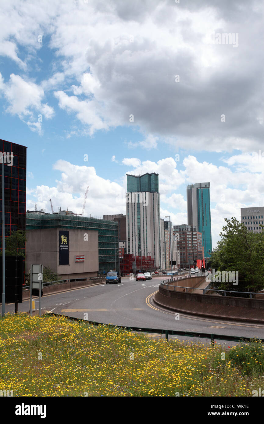 View of Paradise Circus, Birmingham city centre UK Stock Photo - Alamy