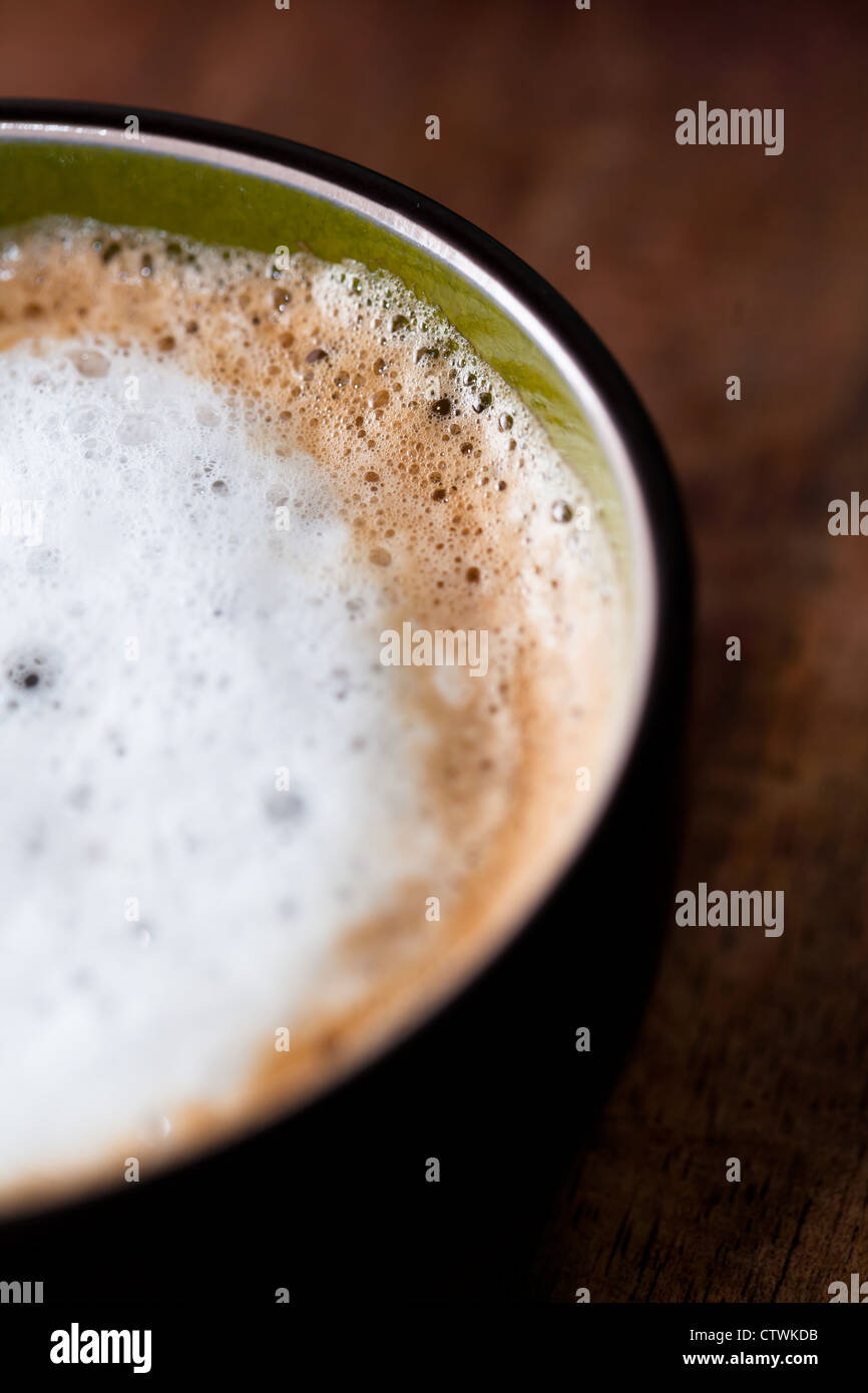 fresh coffee in a cup with nobody Stock Photo - Alamy