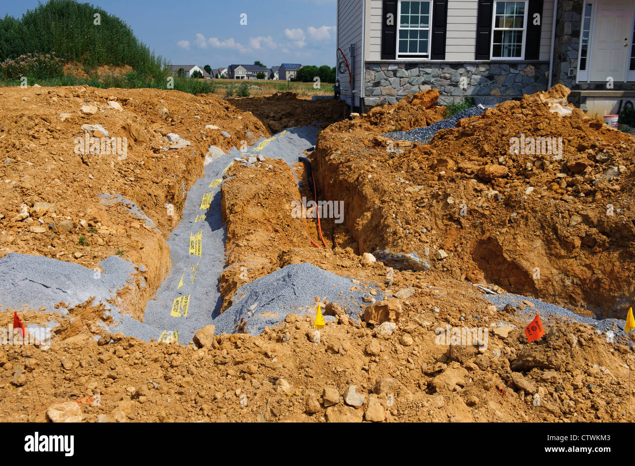 Construction trench hi-res stock photography and images - Alamy