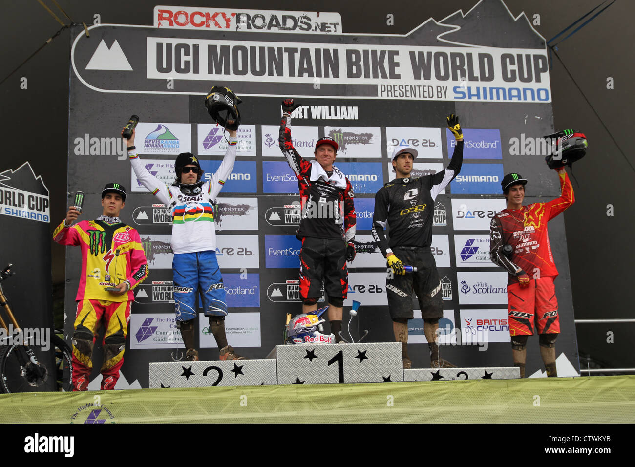 Mens downhill podium hi-res stock photography and images - Alamy