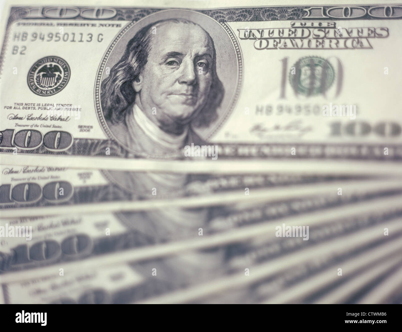 $100 banknotes background Stock Photo - Alamy