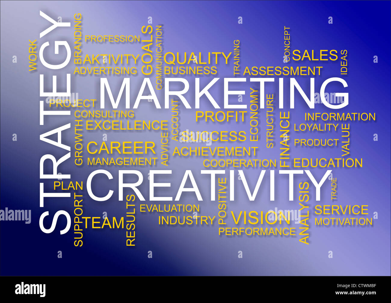 Teamwork word cloud hi-res stock photography and images - Alamy
