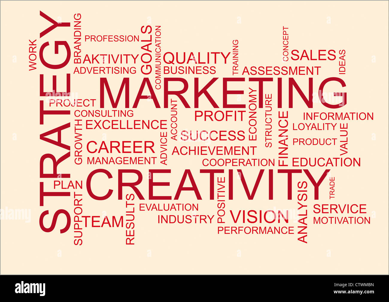 Consulting word cloud illustration tag hi-res stock photography and ...