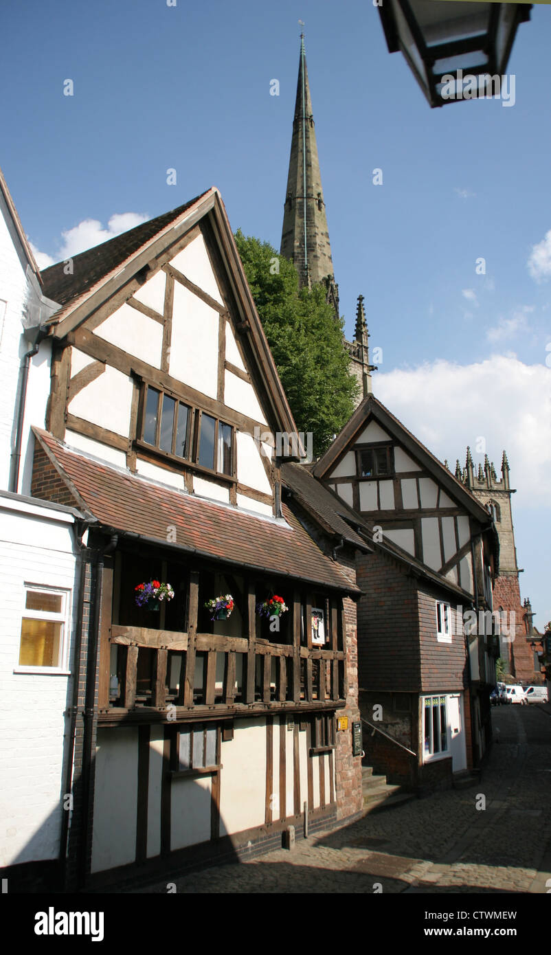 Bear Steps Shrewsbury Shropshire England UK Stock Photo - Alamy