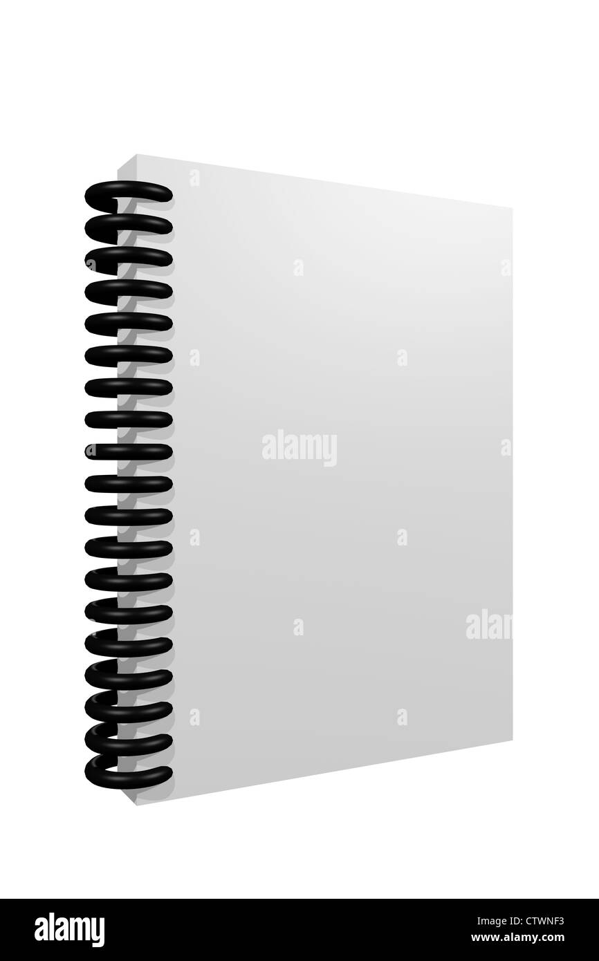 Notebook. 3D render illustration Stock Photo - Alamy