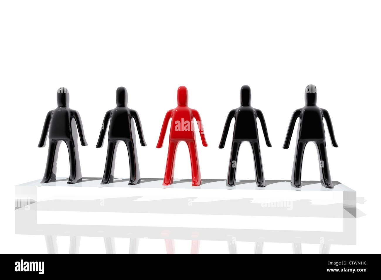 Selection of different figures. 3D render illustration Stock Photo - Alamy