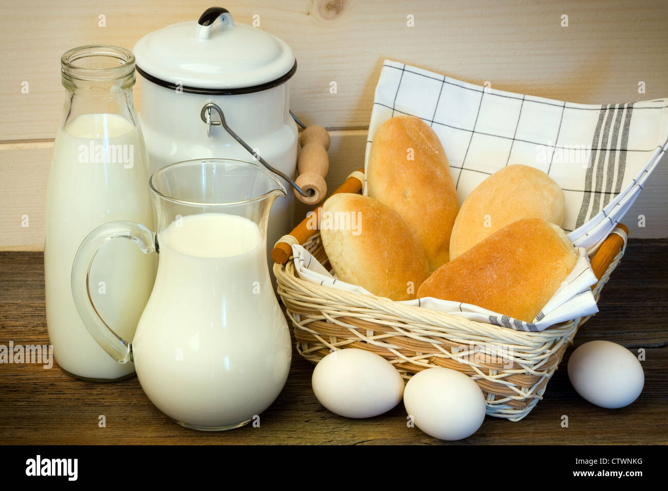 Traditional countryside breakfast Stock Photo - Alamy