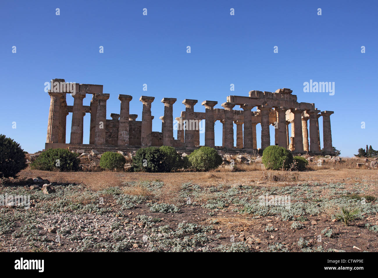Largest Greek Temple In Selinus High Resolution Stock Photography and ...