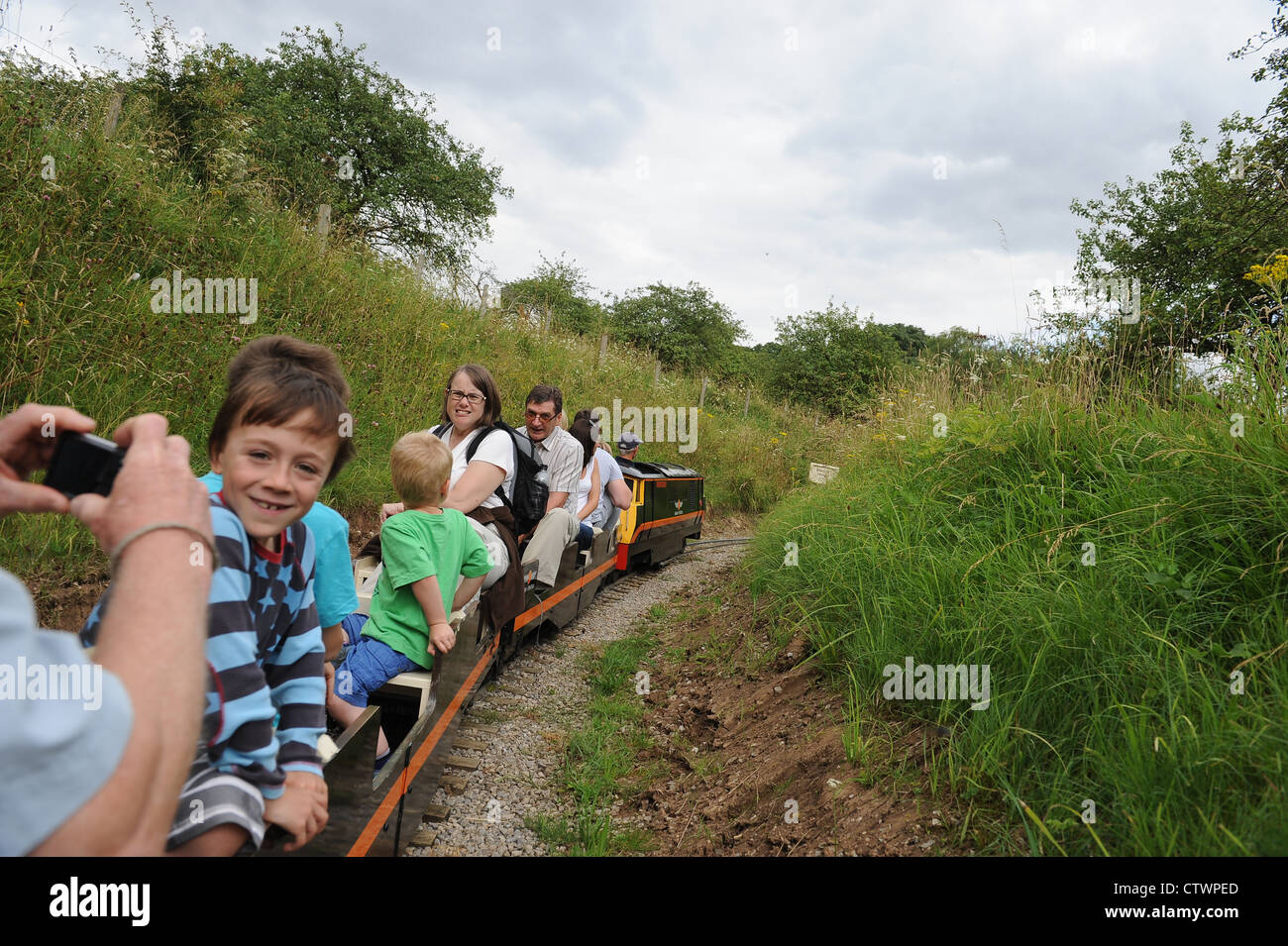 newby hall railway north yorkshire Stock Photo - Alamy