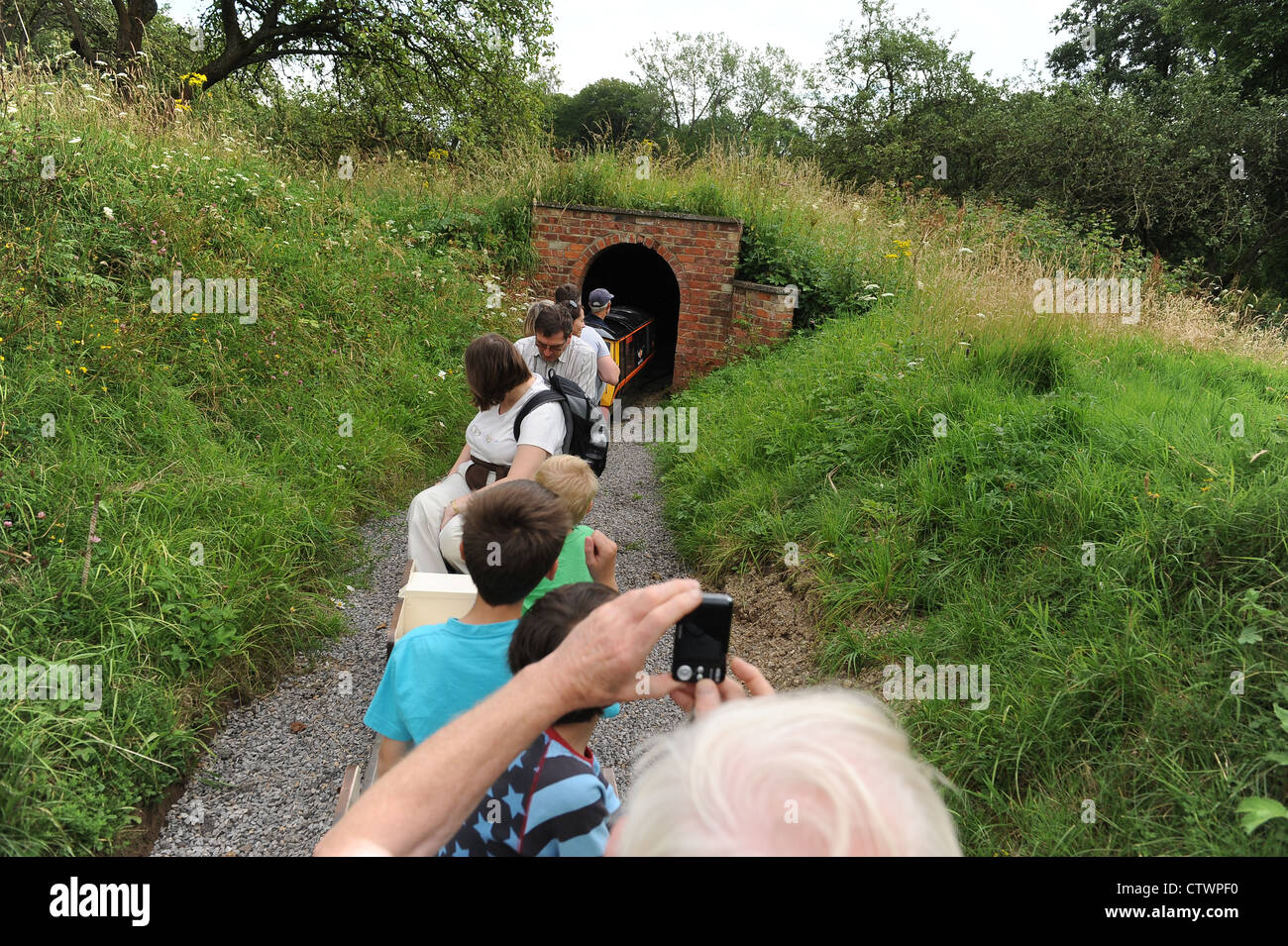 newby hall railway north yorkshire Stock Photo - Alamy