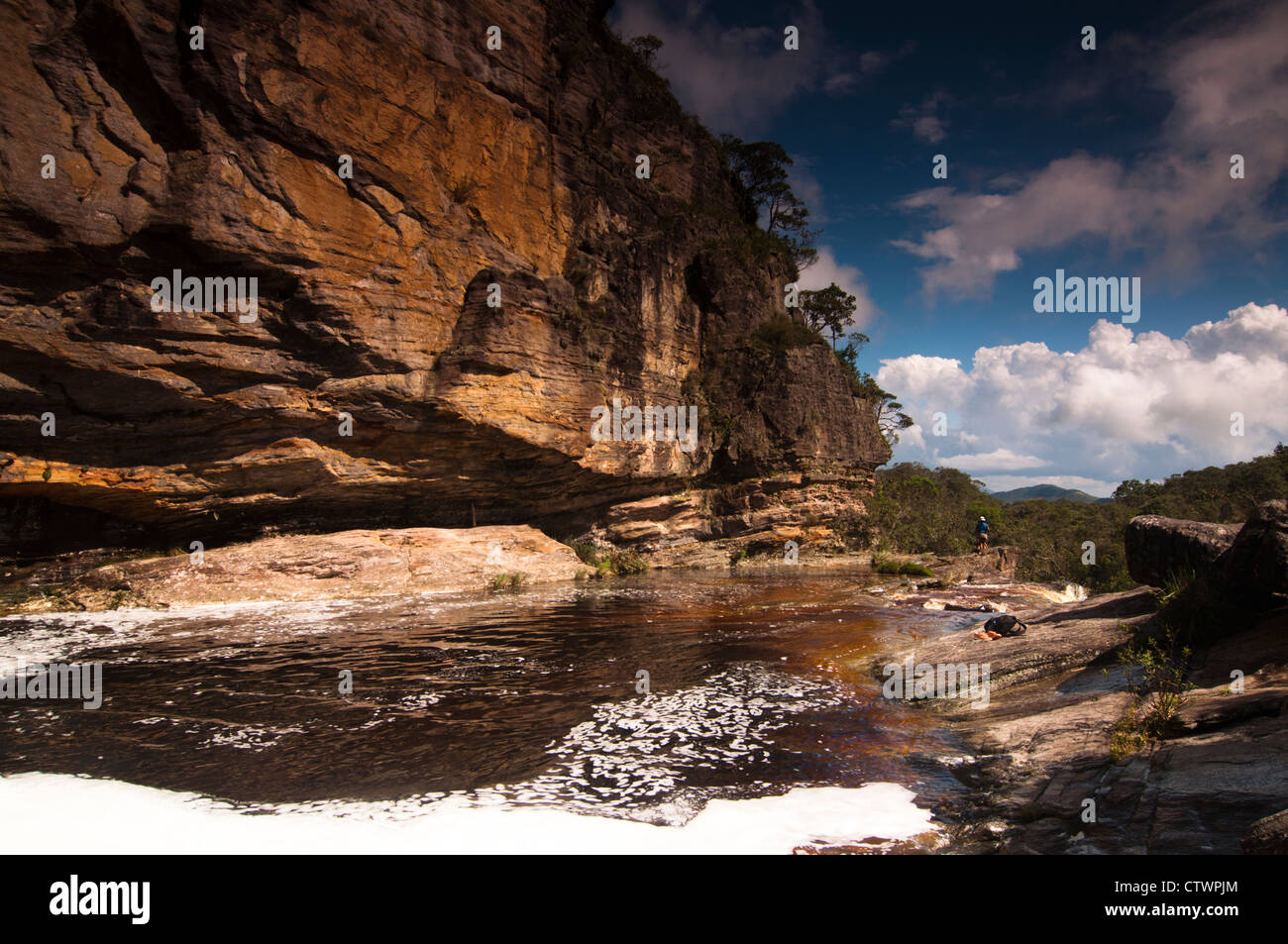 Waters (rivers) running inside Ibitipoca state Park (Parque Estadual do ...