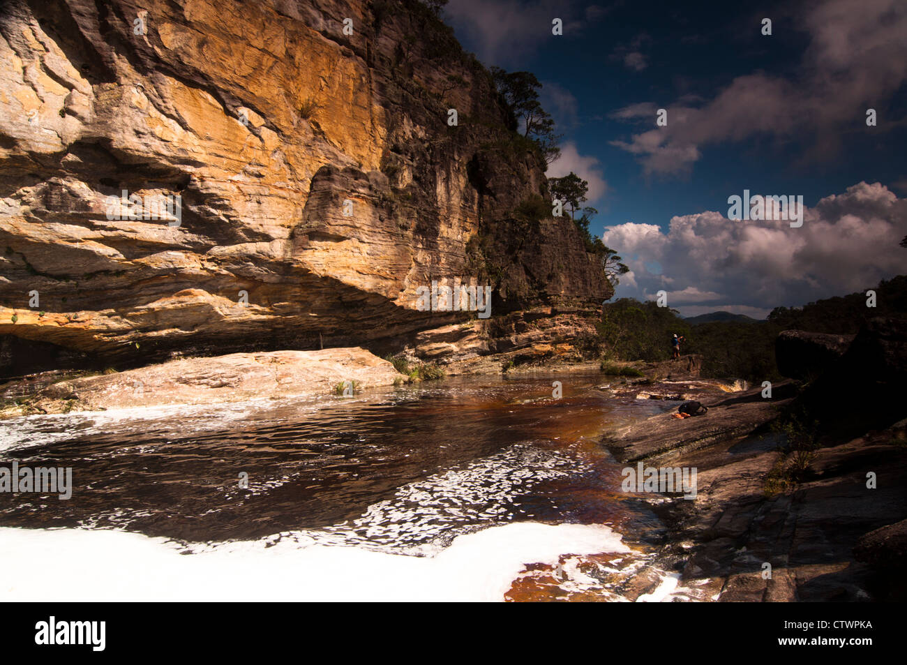 Waters (rivers) running inside Ibitipoca state Park (Parque Estadual do ...